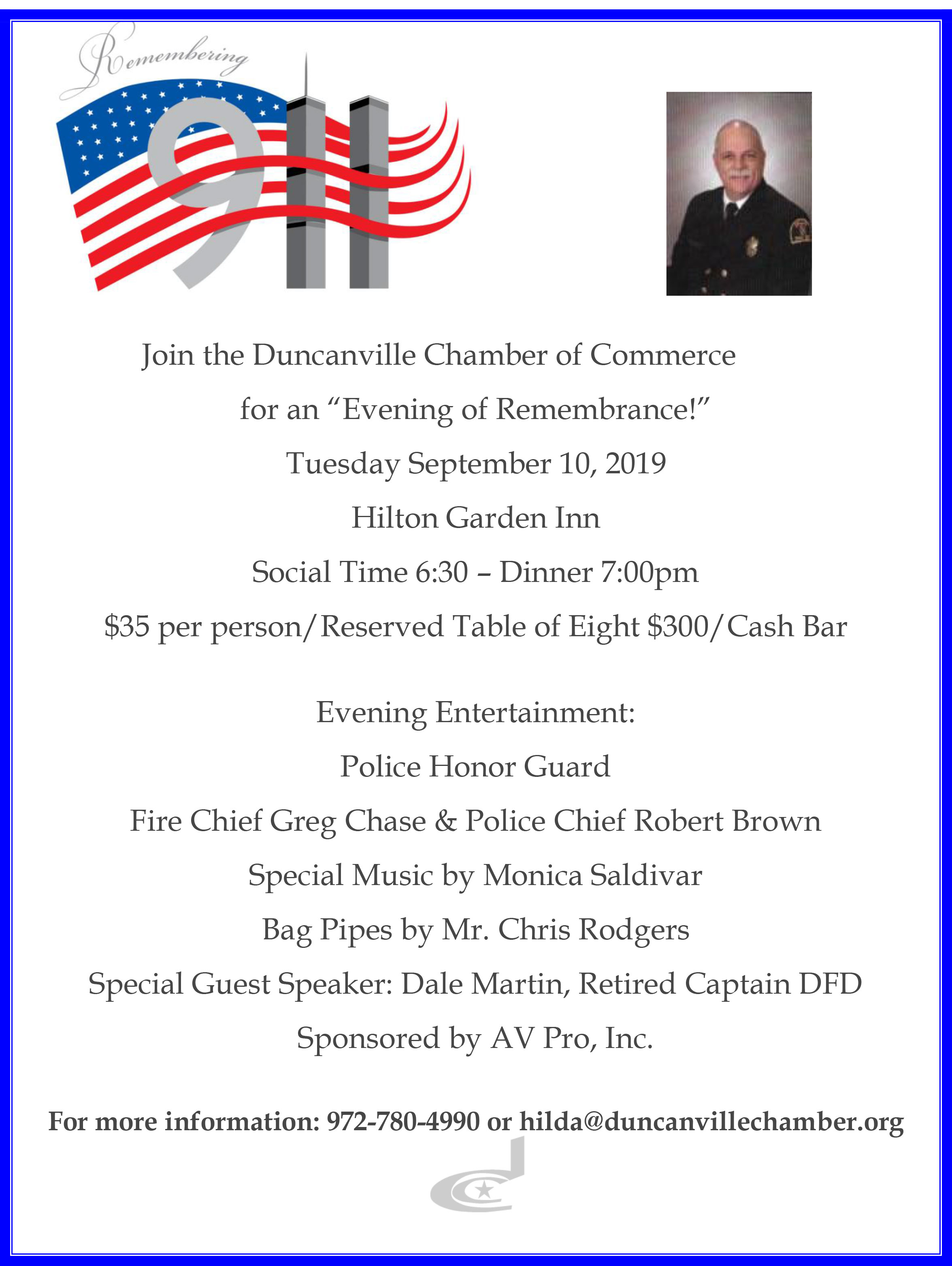 Flyer-911-Evening-of-Remembrance-Event-2019 – Duncanville Chamber of ...